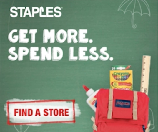 Staples Back to School Banner Ads - Karley Searles