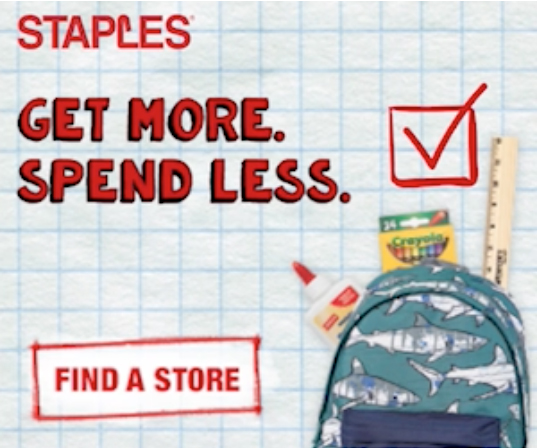 Staples Back to School Banner Ads - Karley Searles