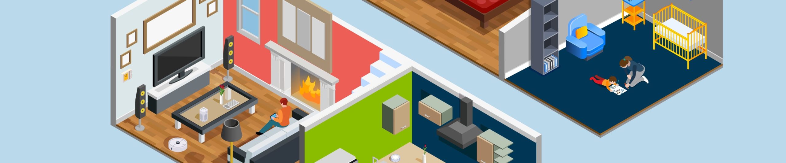 Connected Home Responsive Infographic - Karley Searles